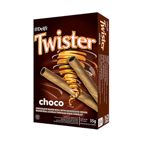 Delfi Twister Chocolate 35g – Countline Maldives