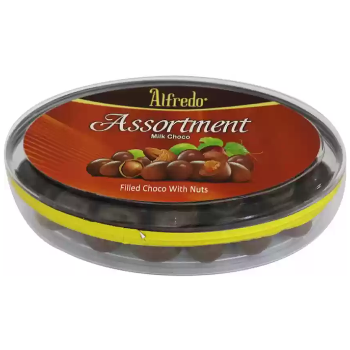 Alfredo Oval Assortment Milk Chocolate 230g – Countline Maldives