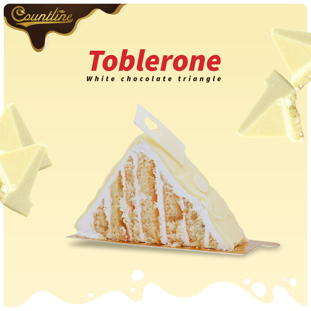 Toblerone White Chocolate Triangle Slice ( 6 Slice ) – Countline Maldives